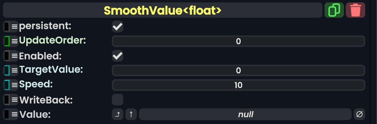 Component:SmoothValue - Resonite Wiki